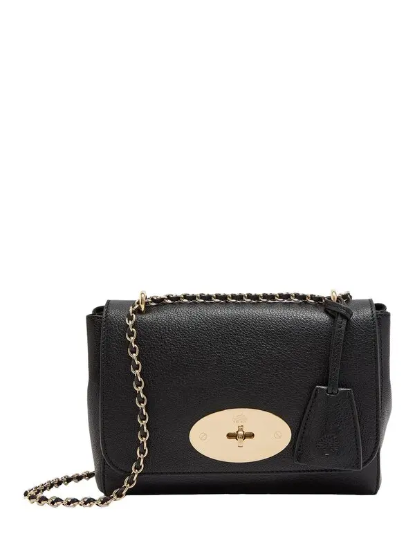 Mulberry Lily Grained Leather Shoulder Bag - Black