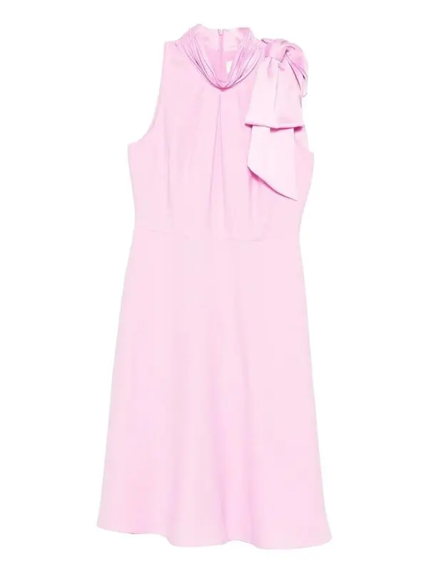 Eliza J A-line Dress With Bow Detail - Pink
