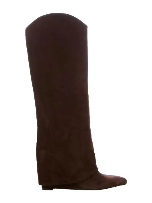 OVYE Suede Boots - Brown