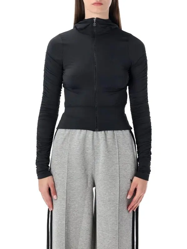 Adidas Originals By Alexander Wang Ruched Training Jacket - Black