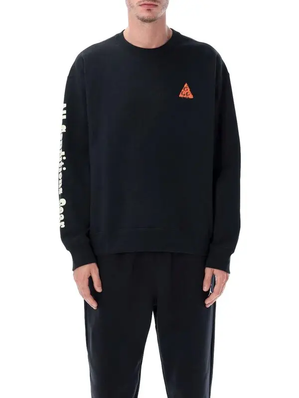 Nike Acg Outdoor Graphic Sweatshirt - Black
