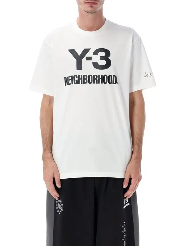 Y-3 NBHD Oversized Cotton Logo T-shirt - White