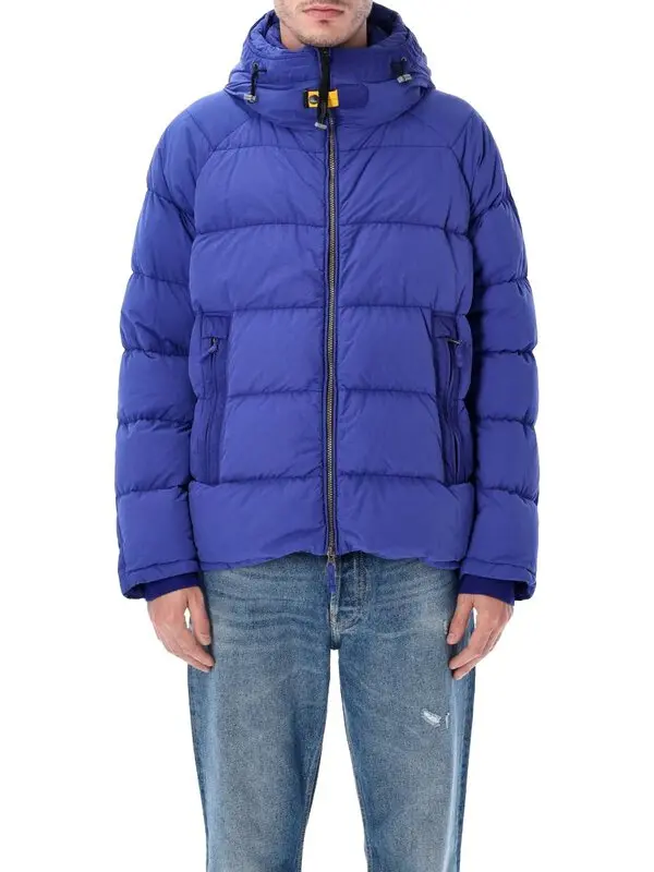 PARAJUMPERS Norton Hooded Down Jacket - Cosmic Blue
