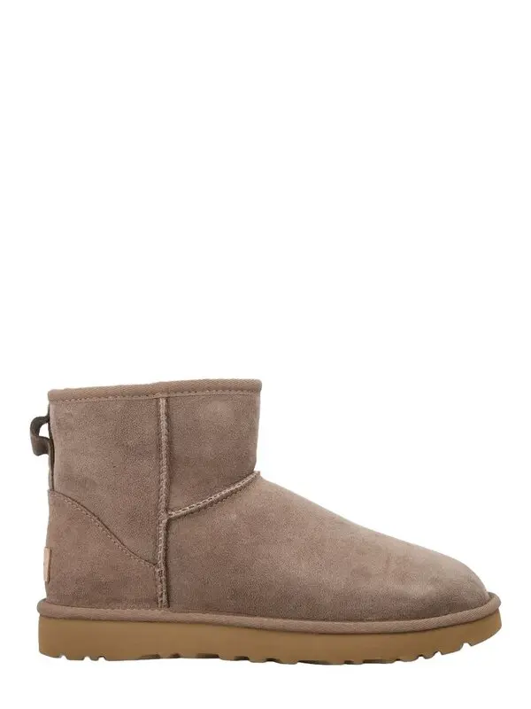 UGG Classic Mini Ii Suede Boots With Shearling Lining - Caribou