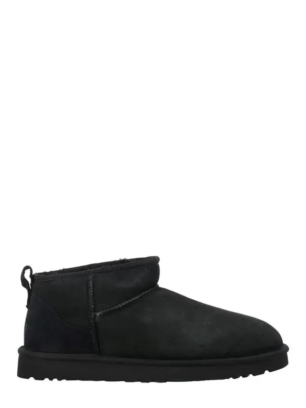 UGG Classic Ultra Mini Suede Boots - Black