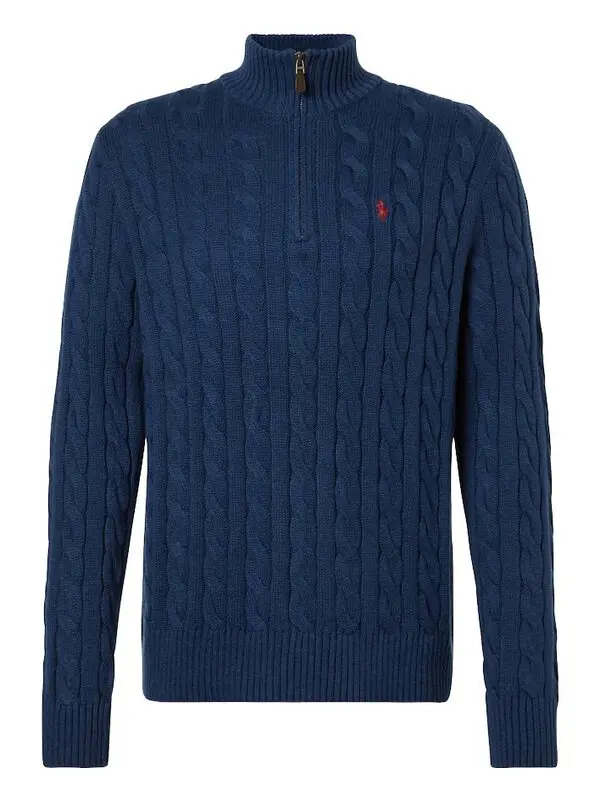 Polo Ralph Lauren Cable-knit Cotton Sweater - Blue