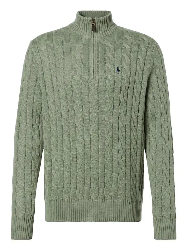 Polo Ralph Lauren Cable-knit Cotton Sweater - Green