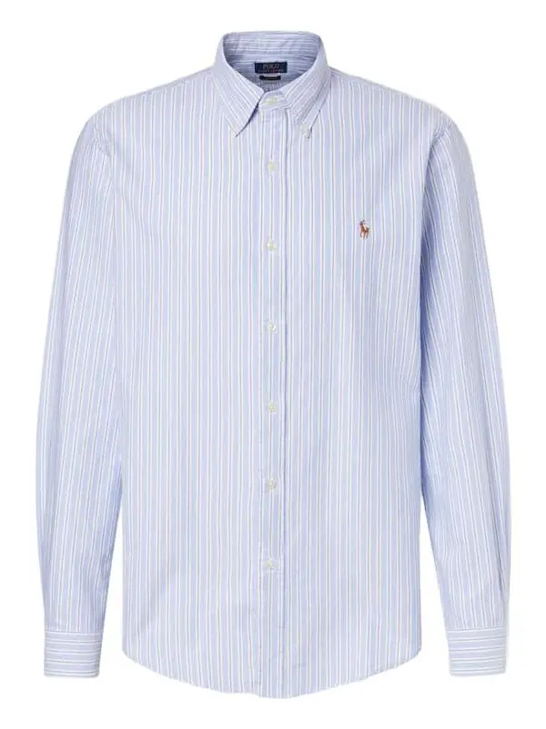 Polo Ralph Lauren Striped Cotton Shirt - Blue