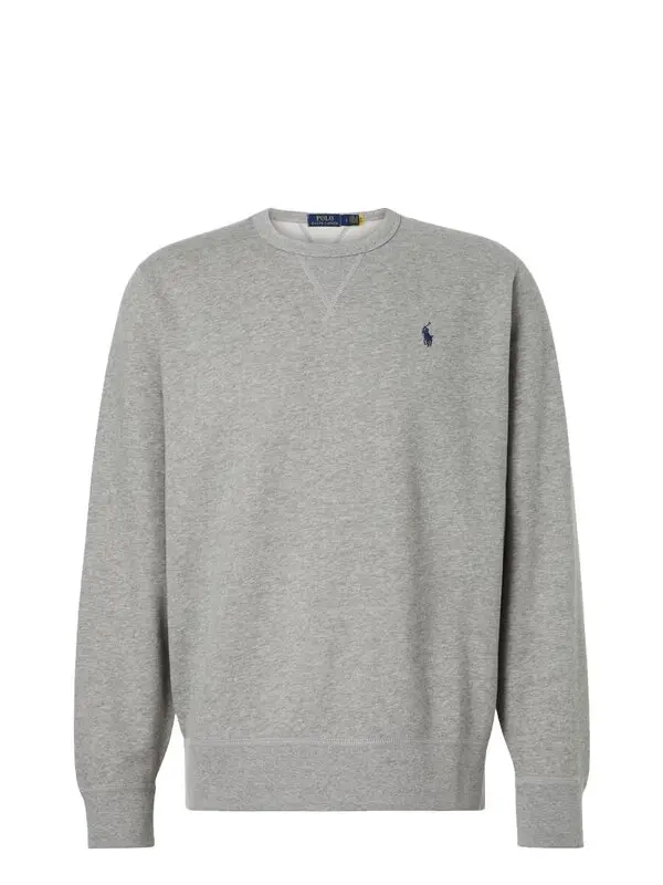 Polo Ralph Lauren Cotton-blend Jersey Sweatshirt - Grey