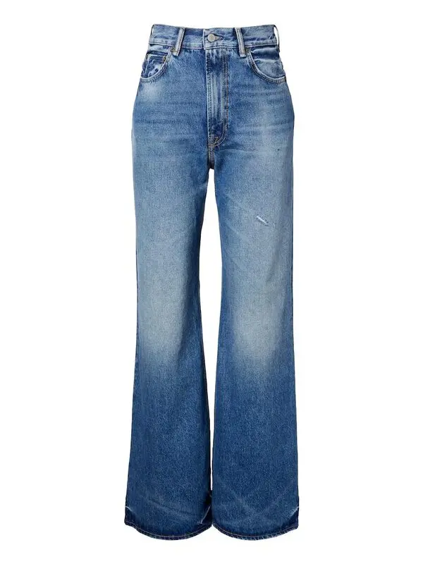 Acne Studios High-rise Wide-leg Jeans - Blue