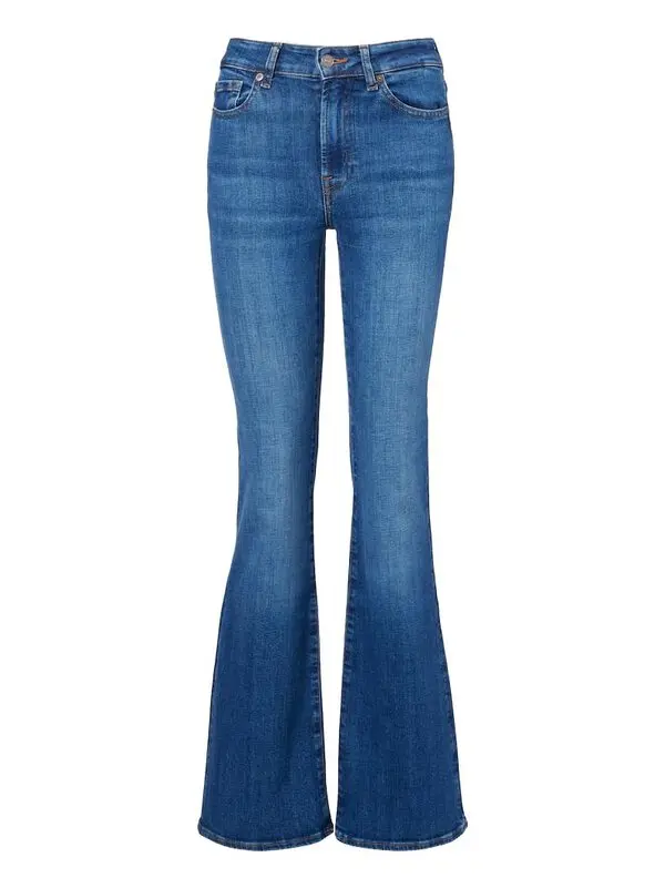 7 For All Mankind Leggy Bootcut Jeans - Blue
