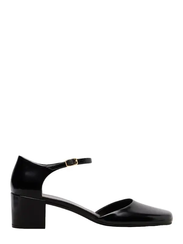 THE ROW Penelope Leather Pumps - Black