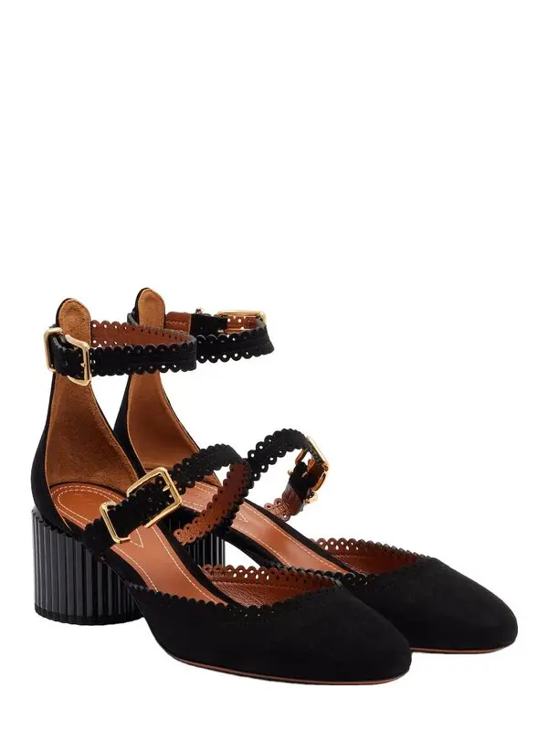 Zimmermann Eddie 55 Suede Pumps - Black