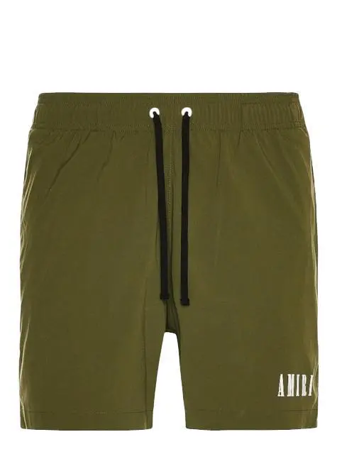 Amiri Core Logo Swimtrunk - Military Green