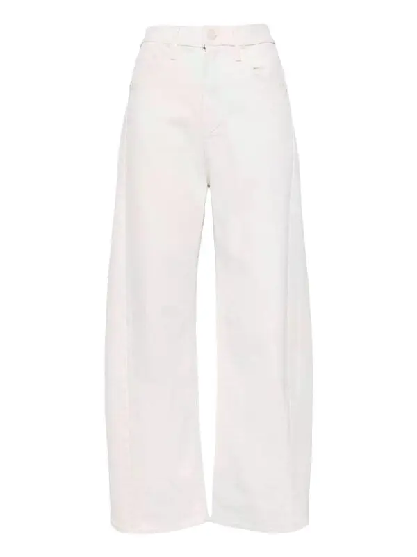 MOTHER The Half Pipe Ankle Jeans - White