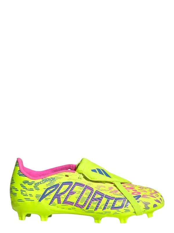 Adidas Predator League Foldover Tongue Fg - Lucid Lemon/blue Fusion/lucid Pink