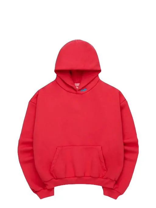 SKYLRK Knit Hoodie - Jelly Red
