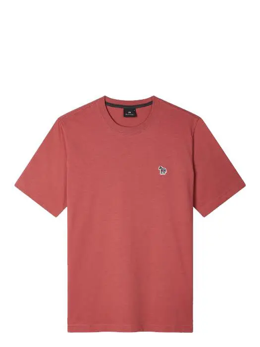 Paul Smith Soft Organic Cotton Zebra Logo T-shirt - Pink
