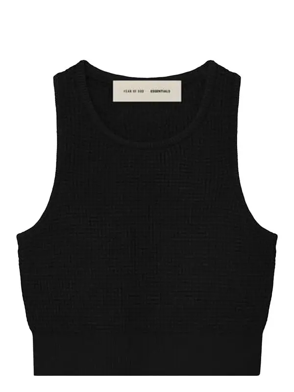 Fear Of God Waffle Sport Tank - Black