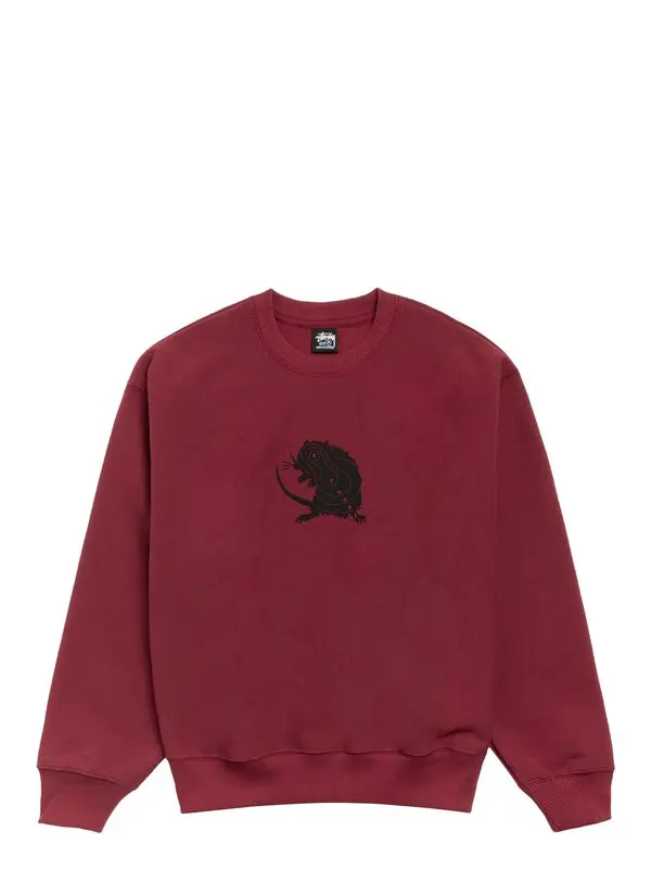 StÜssy Long Range Crew - Red