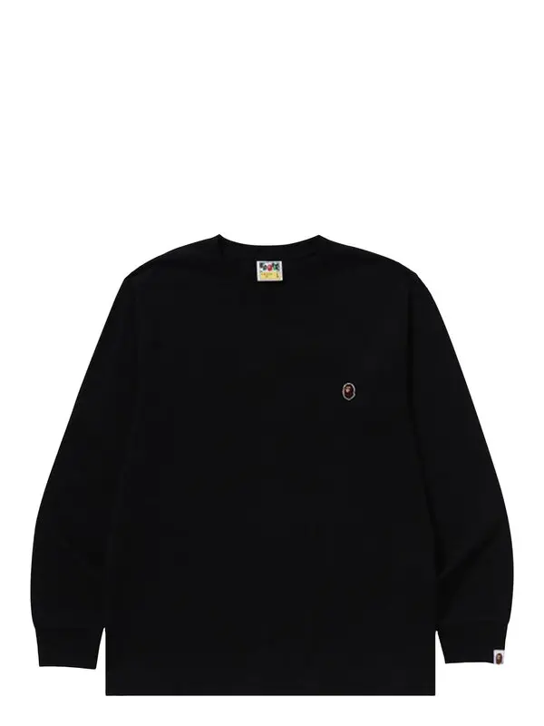 A BATHING APE One Point Long-sleeve Tee - Black
