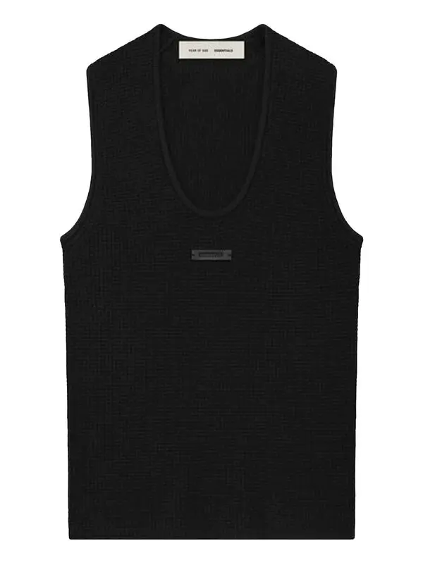 Fear Of God Waffle Tank - Black