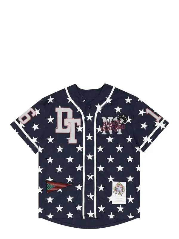 DENIM TEARS Jenkins Baseball Jersey - Blue