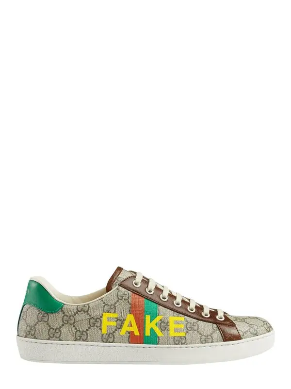 Gucci Ace Printed Sneakers - Brown