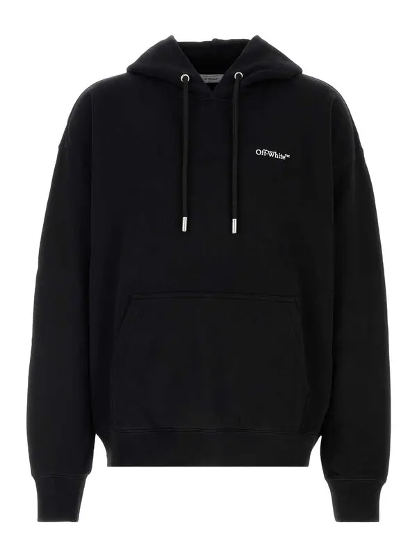 Off-White Landscape Arrow Skate Hoodie - Black