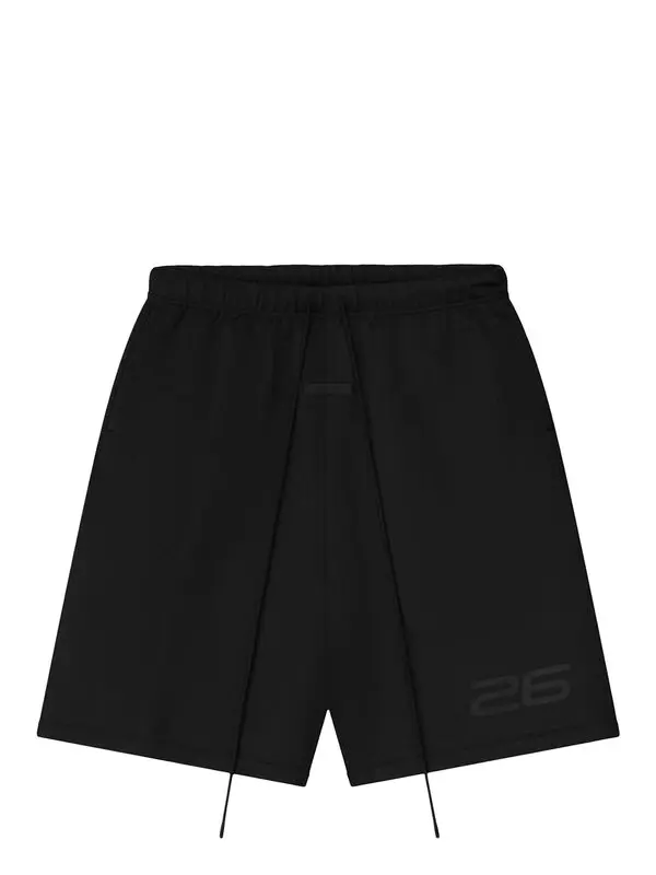 Fear Of God Satin Fleece Relaxed Sweatshorts - Black