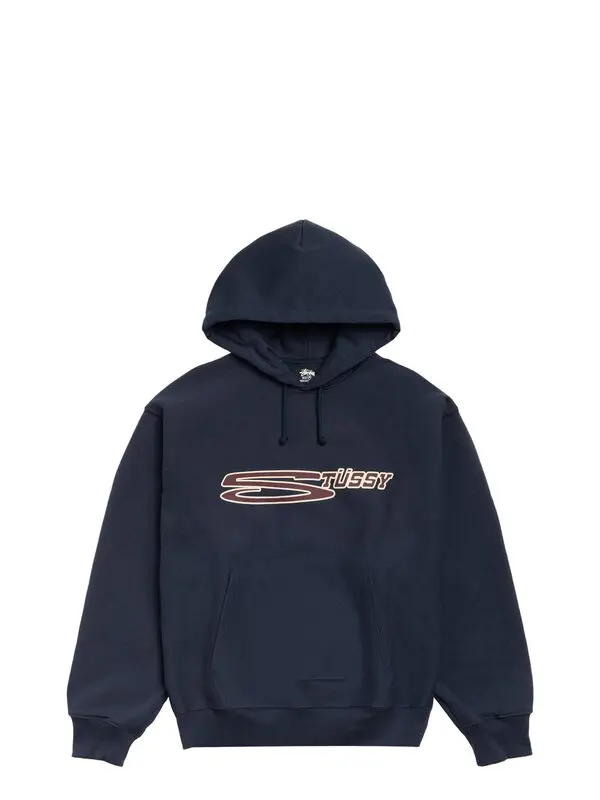 StÜssy Hooded Sweatshirt - Blue