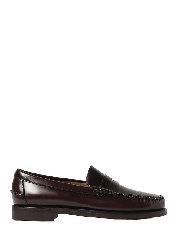 SEBAGO Classic Dan Brushed Leather Loafers - Brown