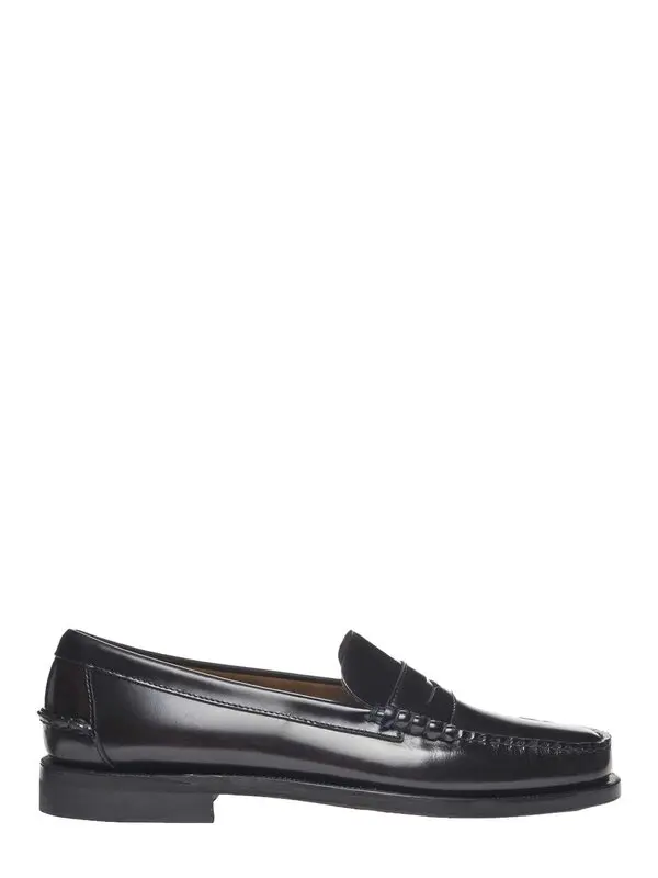 SEBAGO Classic Dan Brushed Leather Loafers - Brown