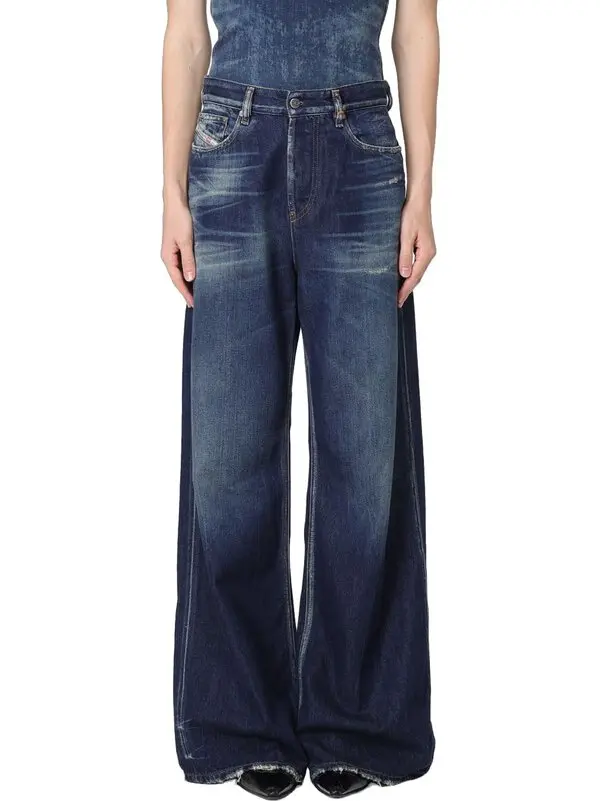 DIESEL Wide-leg Jeans - Blue
