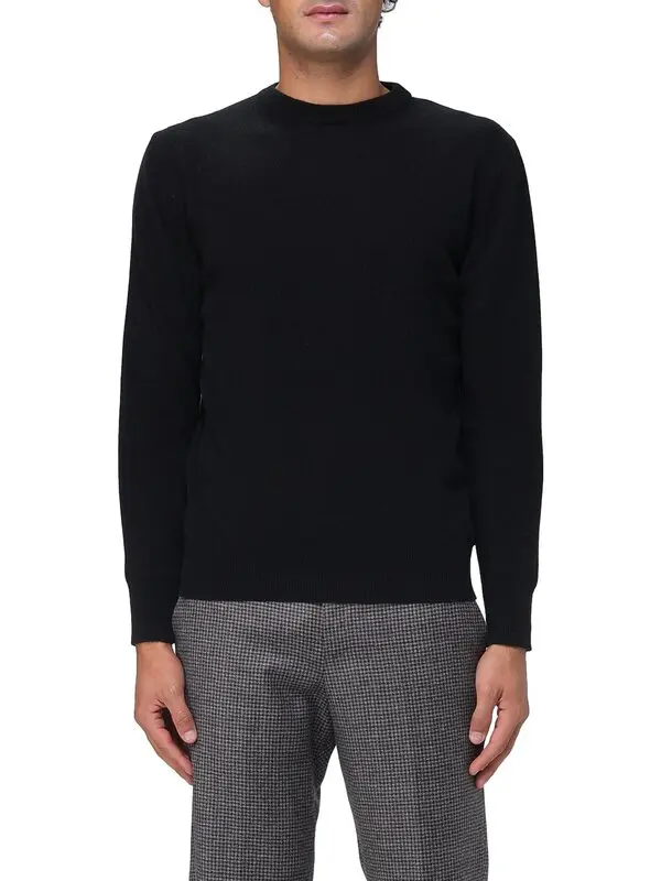 LARDINI Pullover Sweater - Black