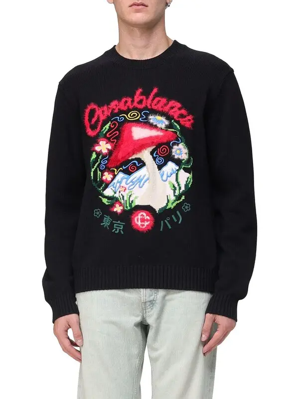 Casablanca Pullover Sweater - Black