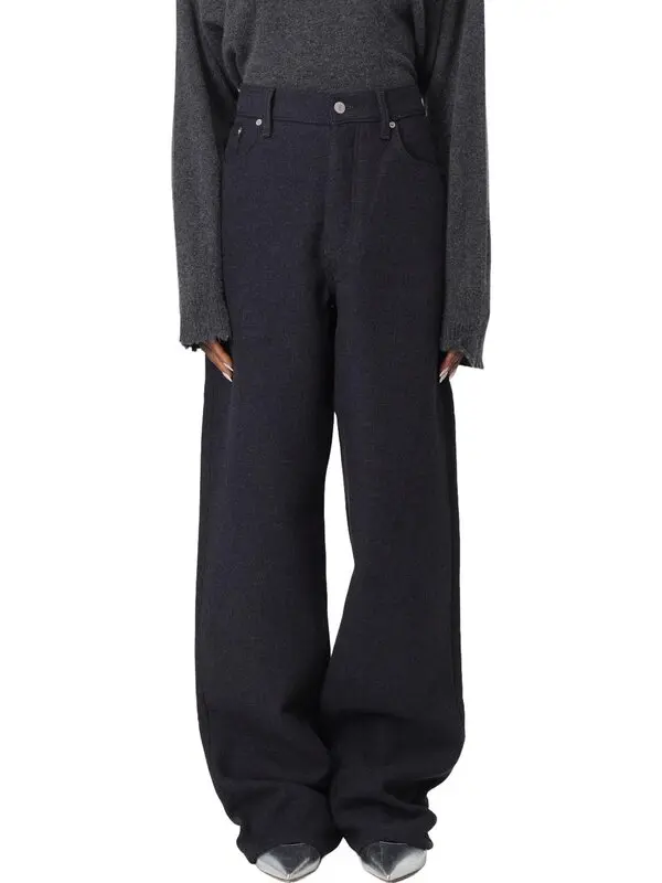 Dries Van Noten Wide Leg Trousers - Grey