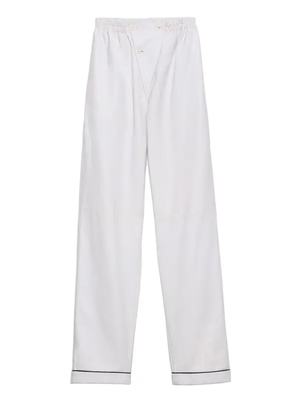 Prada Nappa Leather Pants - White