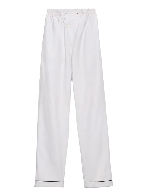 Prada Nappa Leather Pants - White