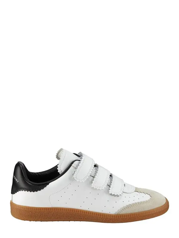 Isabel Marant Beth Grip Strap Sneakers - White