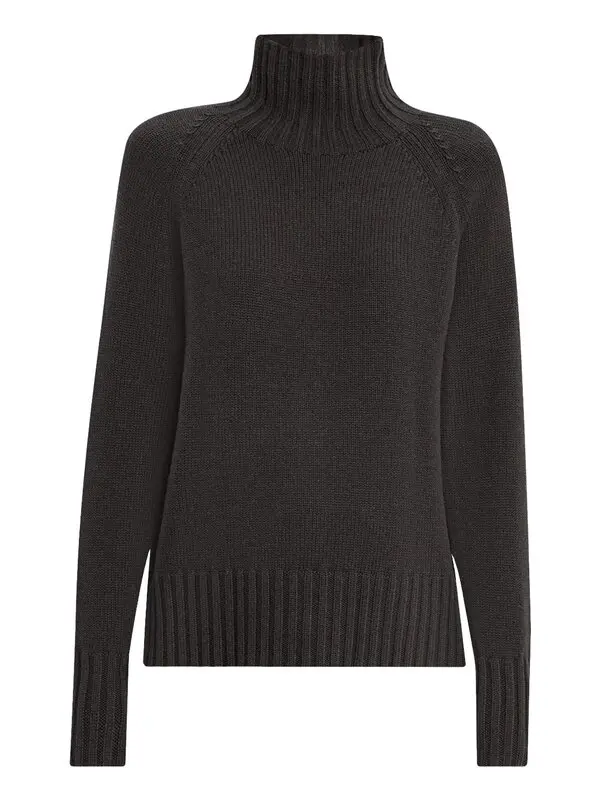 Max Mara Wool-cashmere Mock-neck Sweater - Green