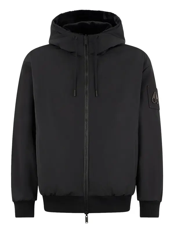 Moose Knuckles Roland Reversible Bunny Jacket - Black