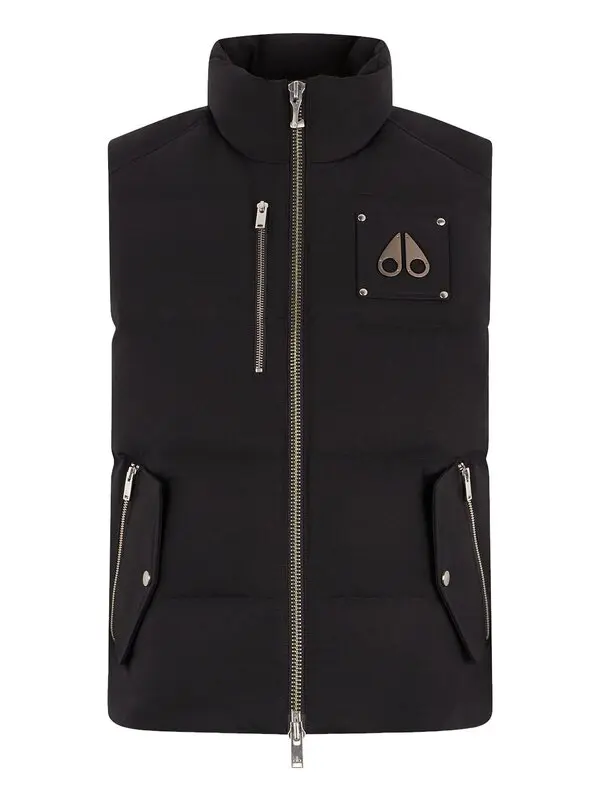 Moose Knuckles Westmount Quilted Vest - Blk W/blk