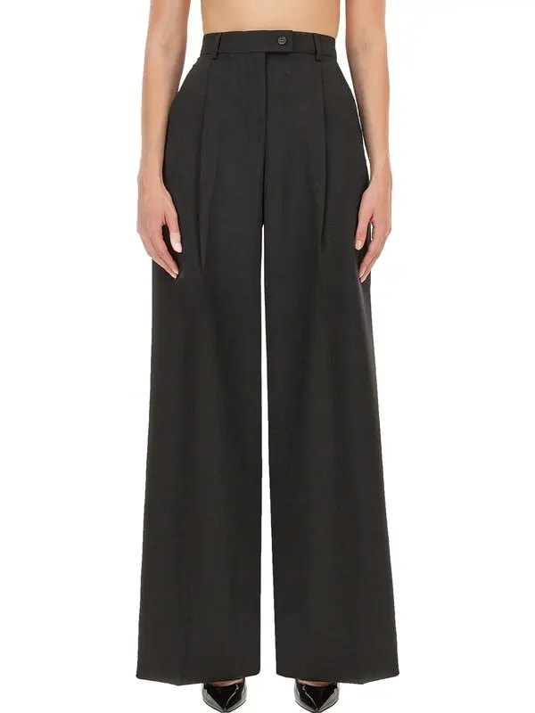 Sportmax Wide Leg Trousers - Black