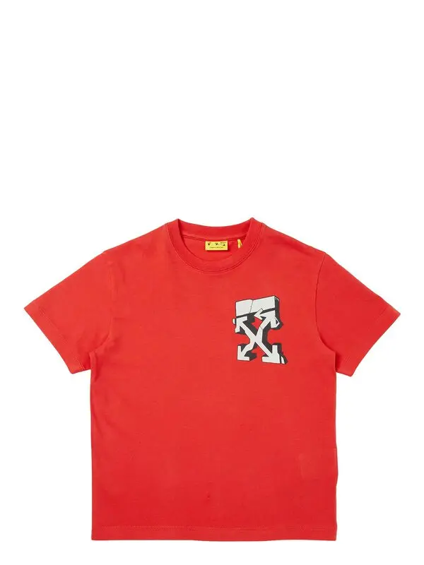 Off-White Graffiti Logo T-shirt - Red
