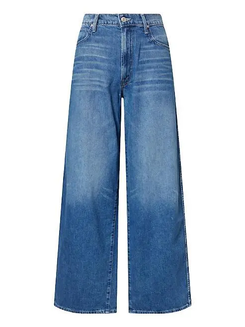 MOTHER The Delinquent Nerdy Wide-leg Denim Jeans - Riches To Rag