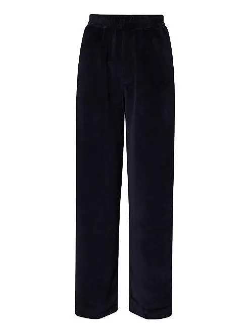 Citizens Of Humanity Brynn Straight-leg Cotton-blend Trousers - Notte (dk Navy)
