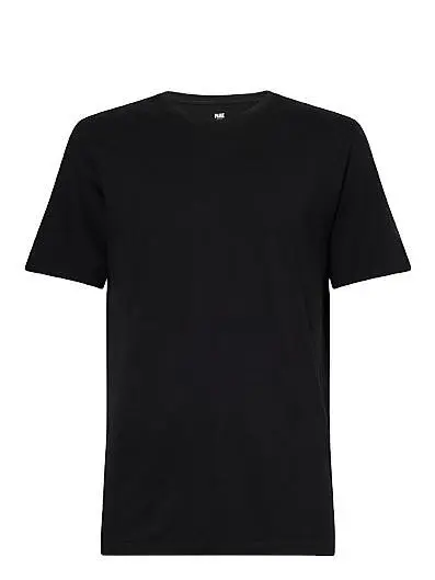 Paige Sorden Crew-neck Cotton T-shirt - Black