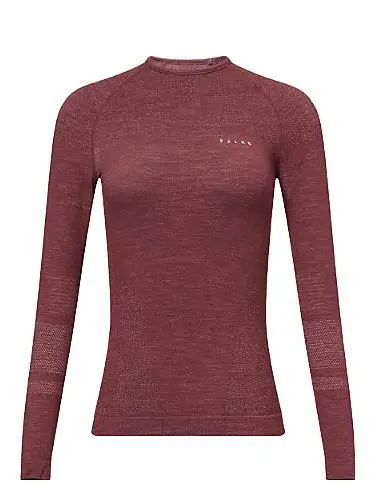 Falke Wool-tech Long-sleeve Top - 8526 Barolo