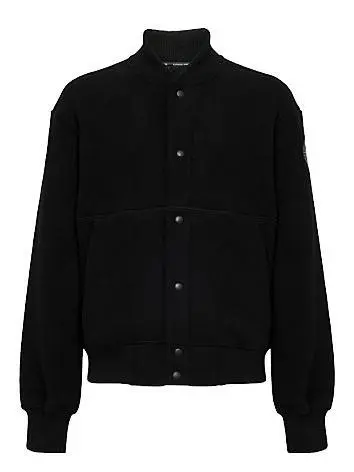 Canada Goose Hudson Fleece Bomber Jacket - Black - Noir